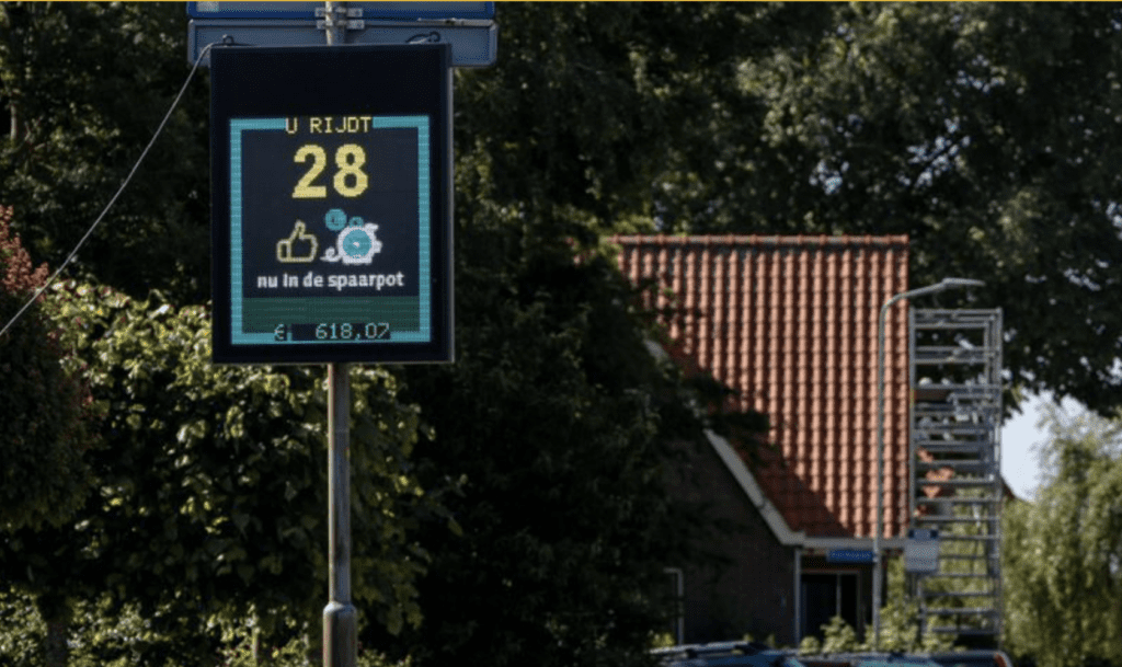 Dutch speed camera rewards neighbourhoods for safe driving
