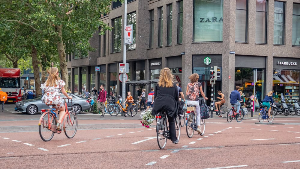 Tourists just can't get enough of Utrecht's "bike jams"