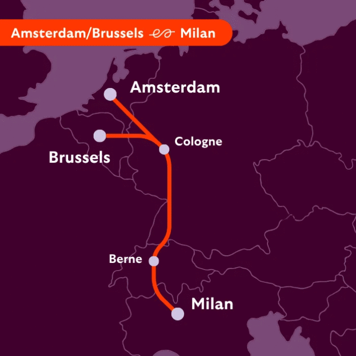 New night train to run from Amsterdam to Bern and Milan