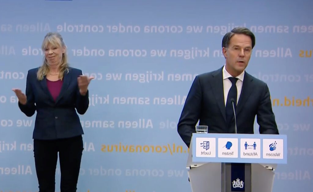 Press conference: lockdown measures announced, 2G policy is coming ...